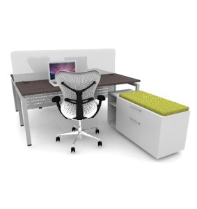 2- 60″X30″ Cubicles w/ Return | Cubicles.net